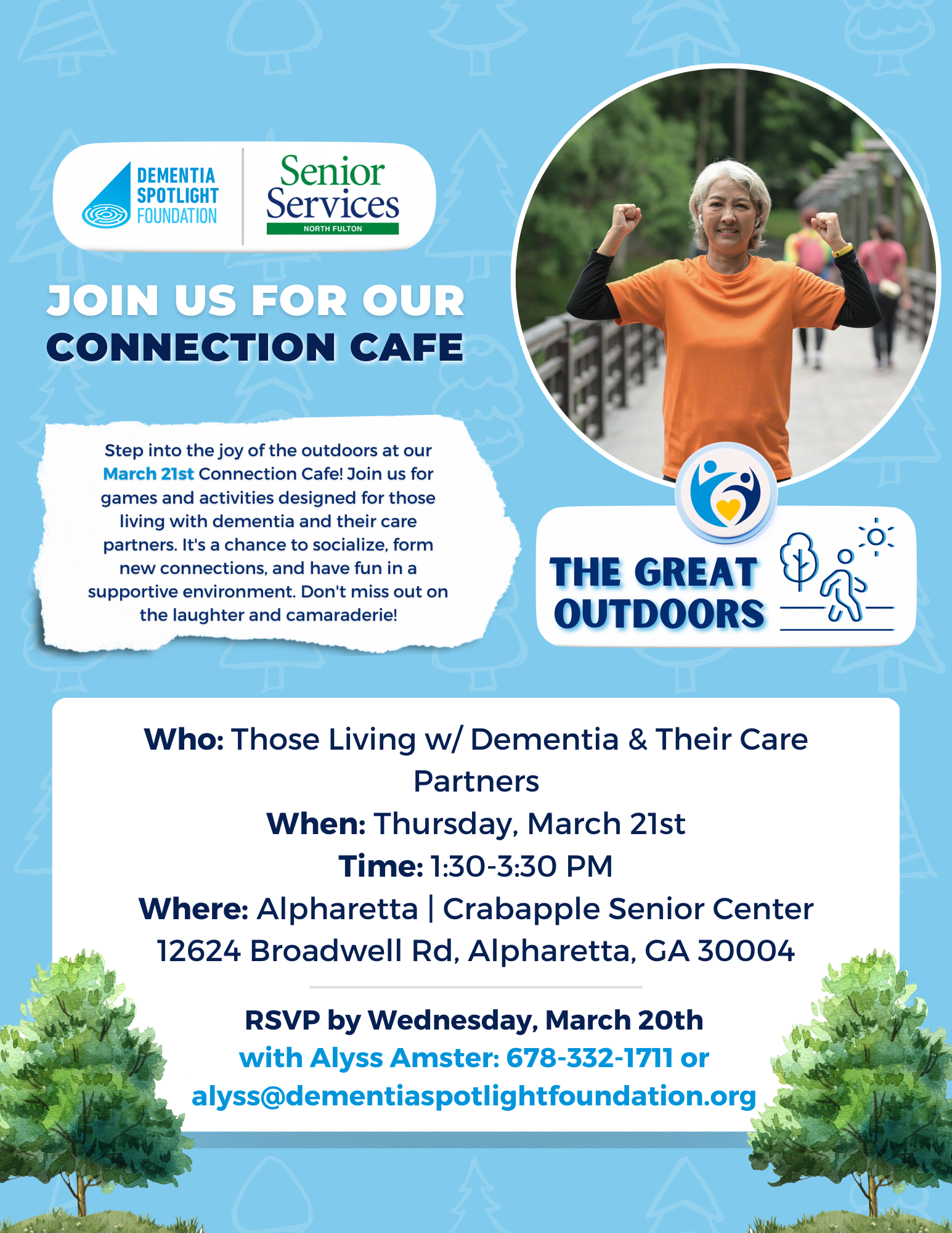 Connection Cafe: Alpharetta Senior Center - Dementia Spotlight Foundation